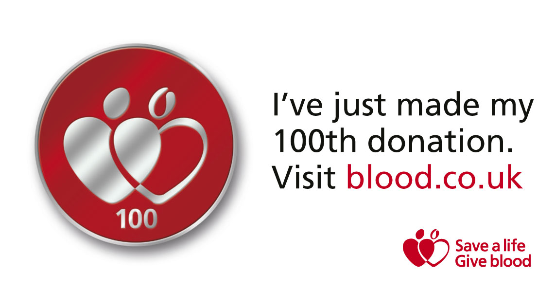 100-donations - NHS Blood Donation