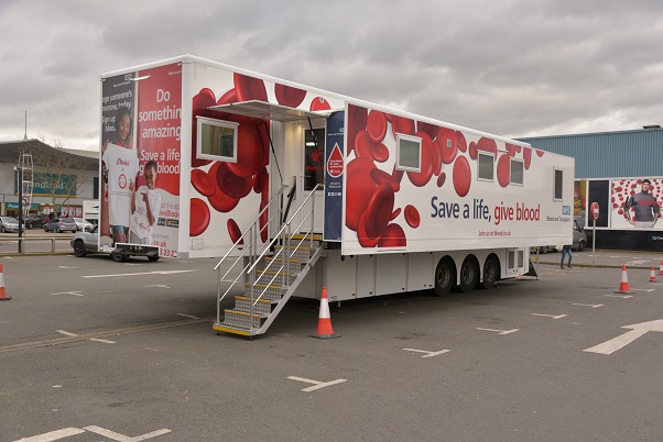 Blood mobile comes to London - NHS Blood Donation