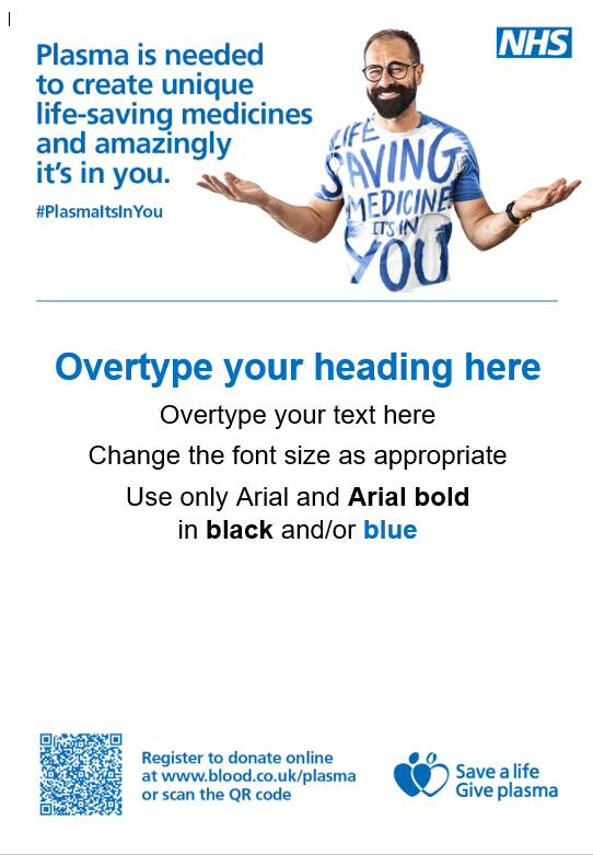 Posters and leaflets - NHS Blood and Transplant