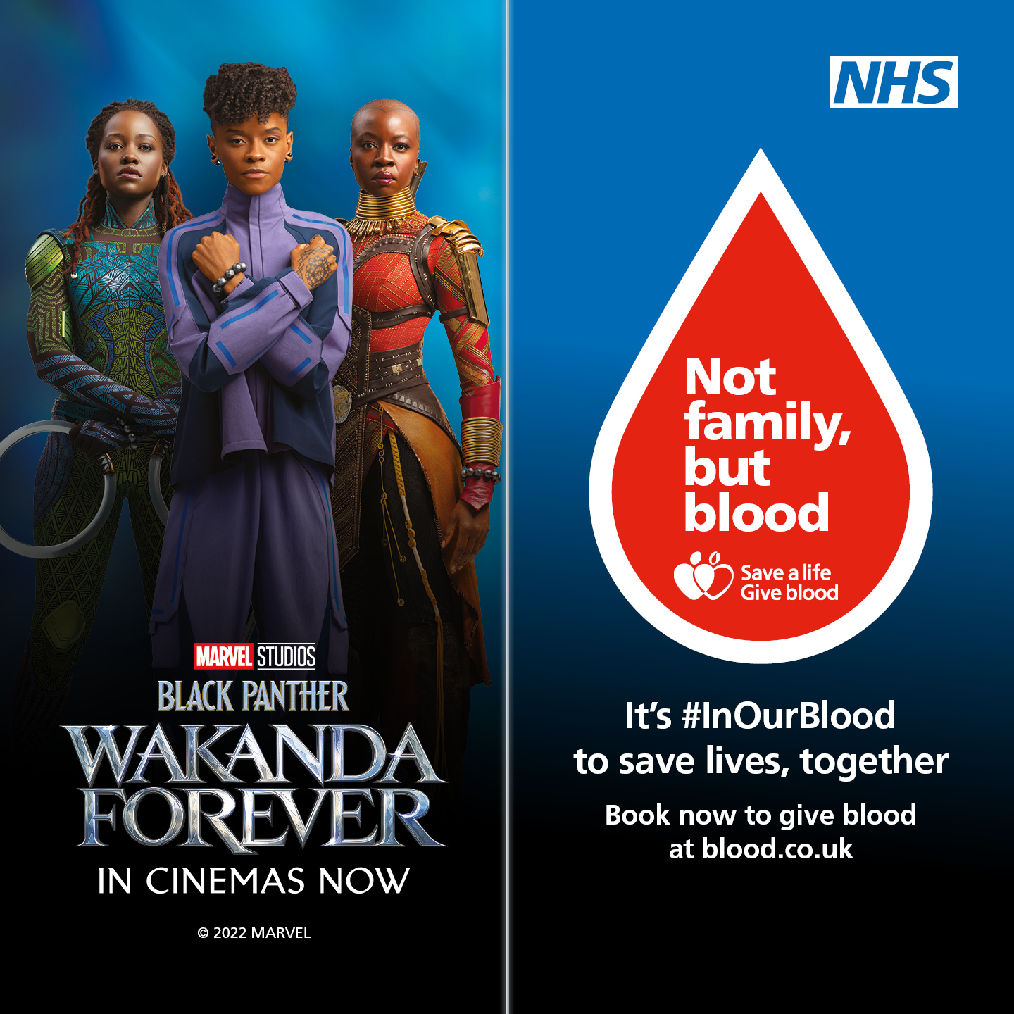 NHS teams up with Marvel Studios’ Black Panther Wakanda Forever - NHS ...